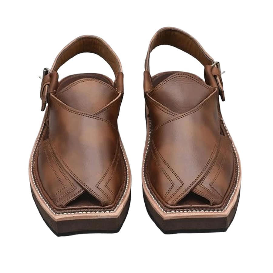Double Shade Kaptaan Chappal - Shop Authentic Style at Khyber Wear